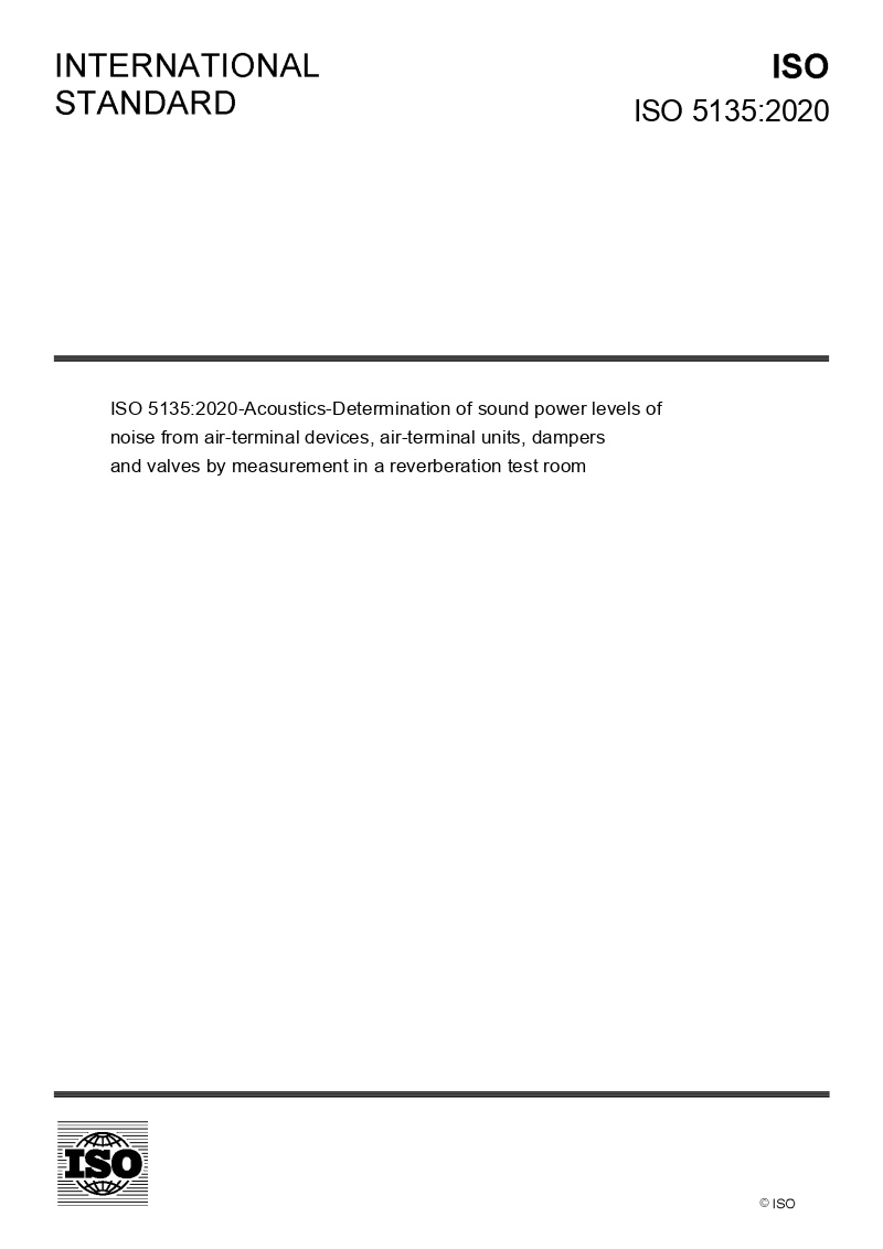 ISO 5135:2020 - Technické normy