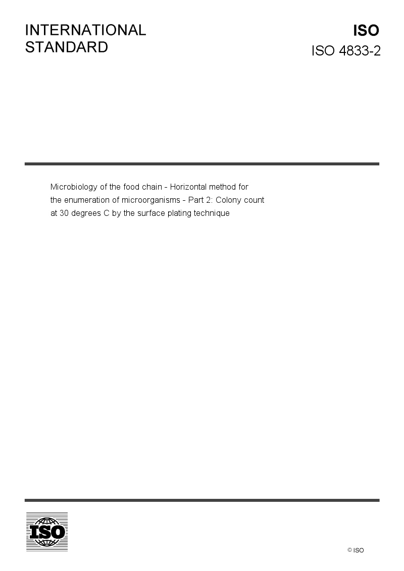 ISO 4833-2 - Technické normy