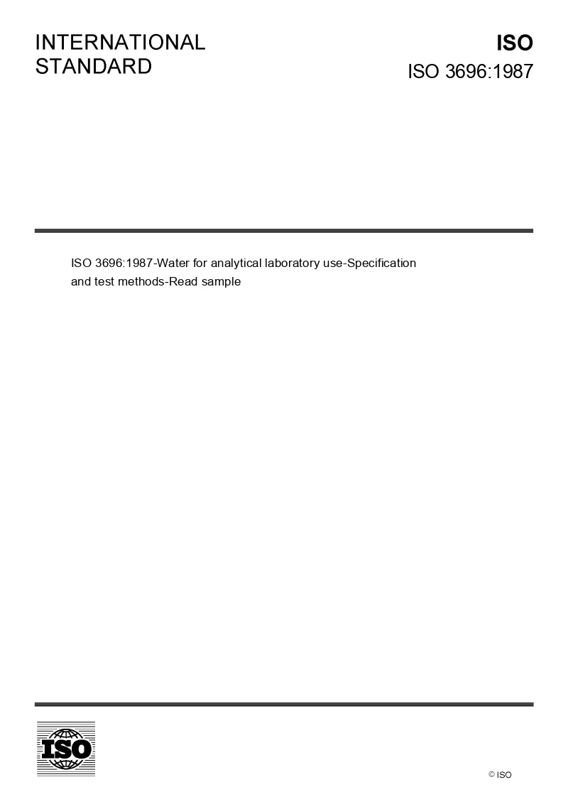 ISO 3696:1987