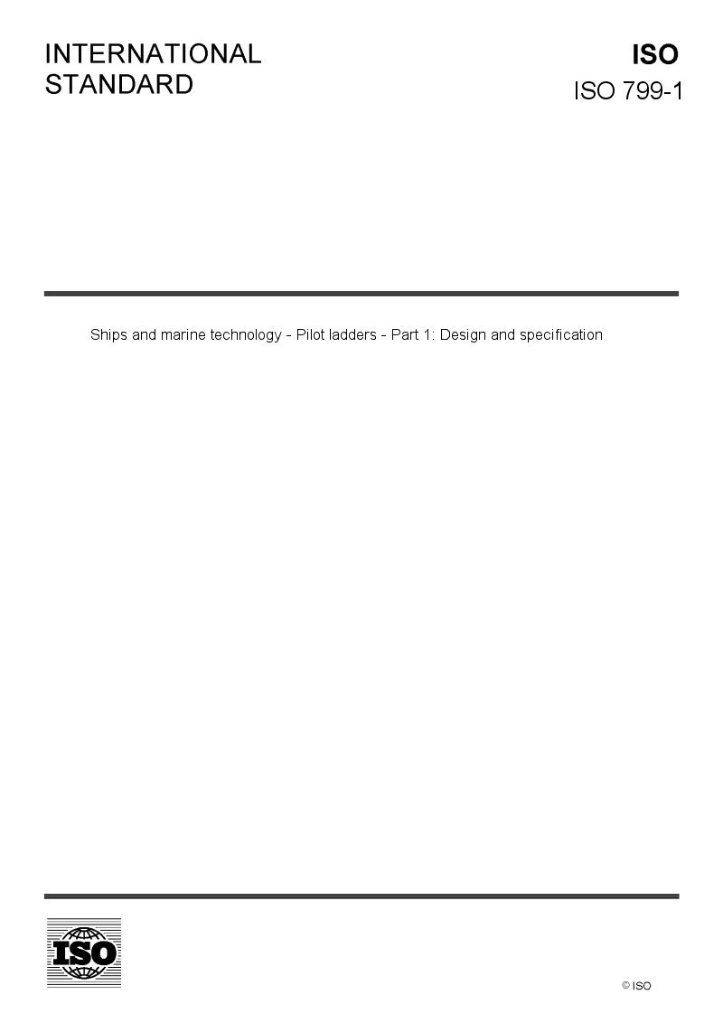 ISO 799-1 - Technické normy