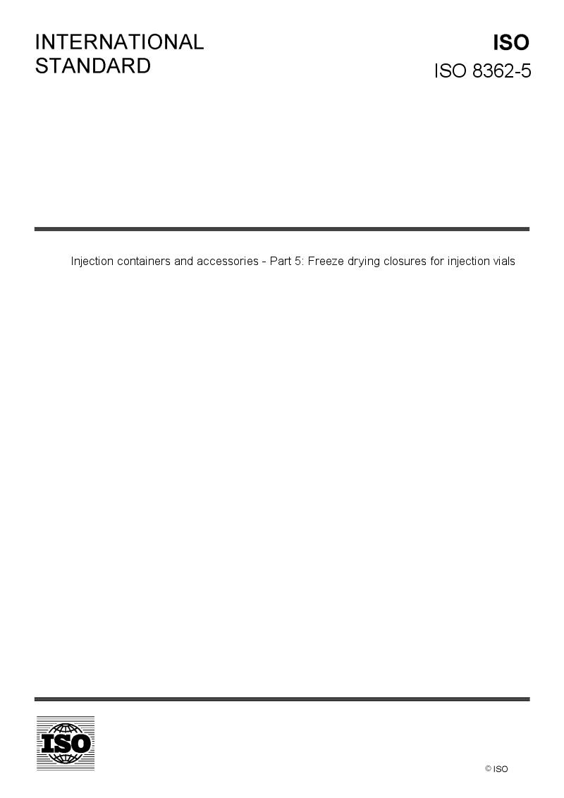 ISO 8362-5 - Technické normy