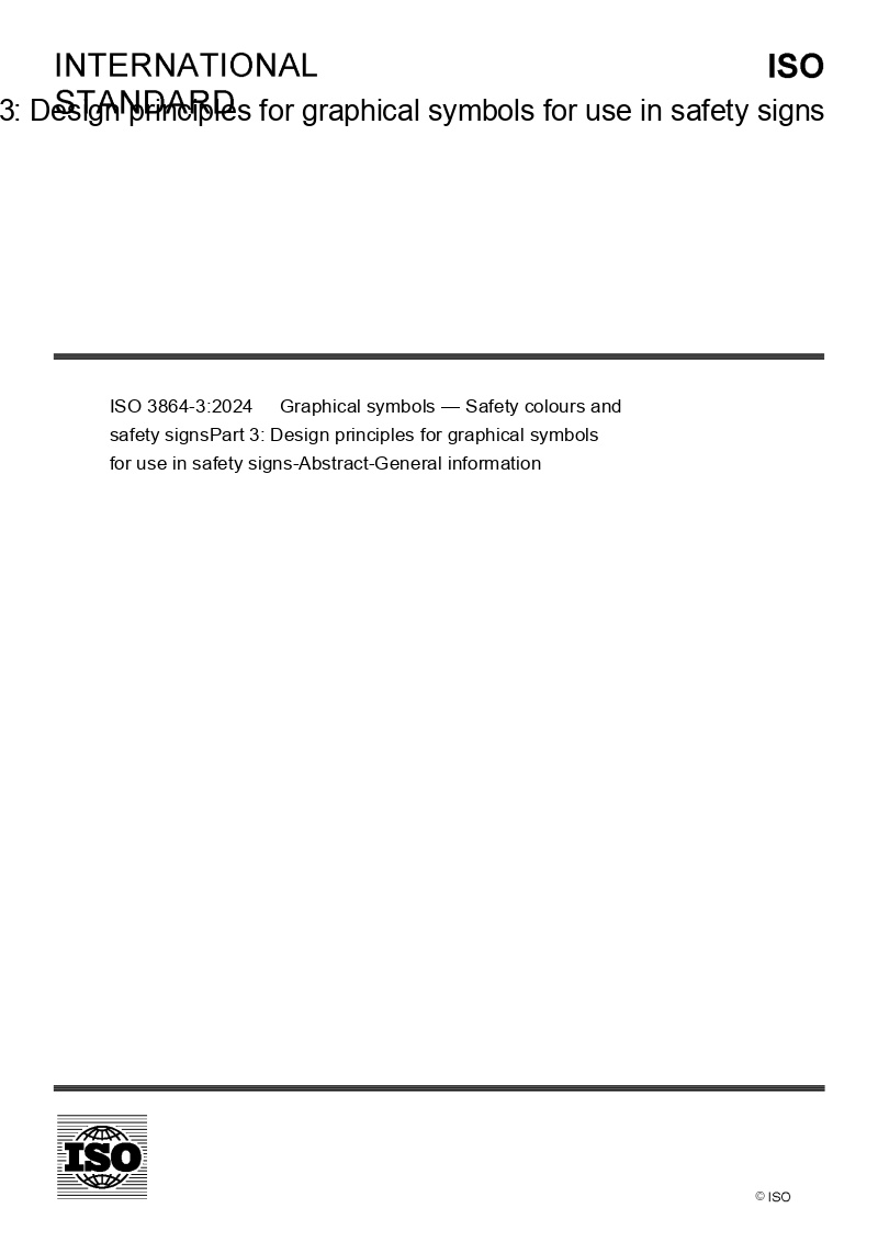 ISO 3864-3:2024 Graphical symbols — Safety colours and safety signsPart ...