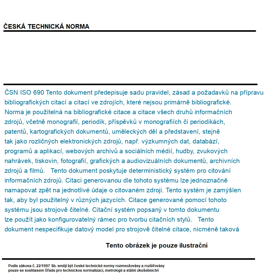 ČSN ISO 690 - Informace a dokumentace - Pravidla pro bibliografické ...