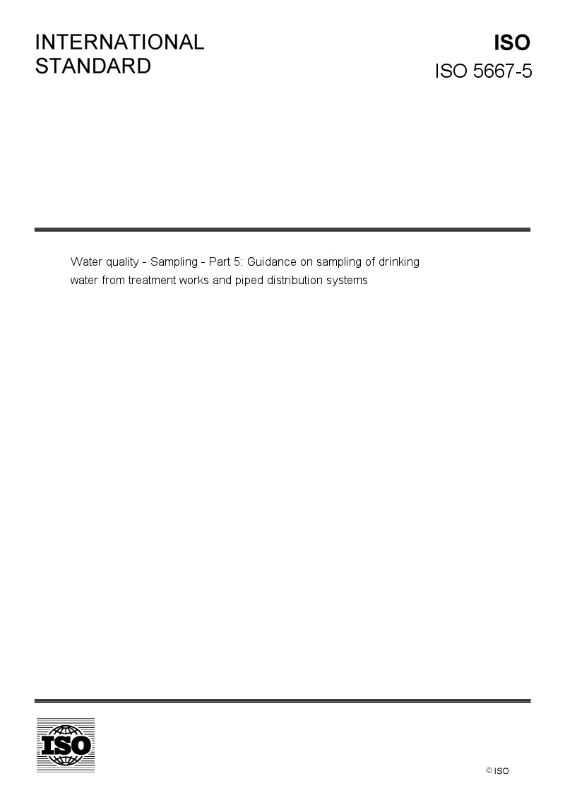 ISO 5667-5 - Technické normy
