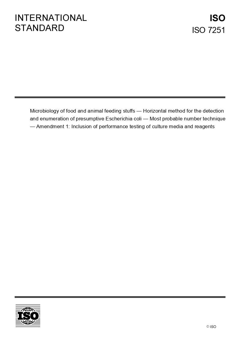 ISO 7251 - Technické normy