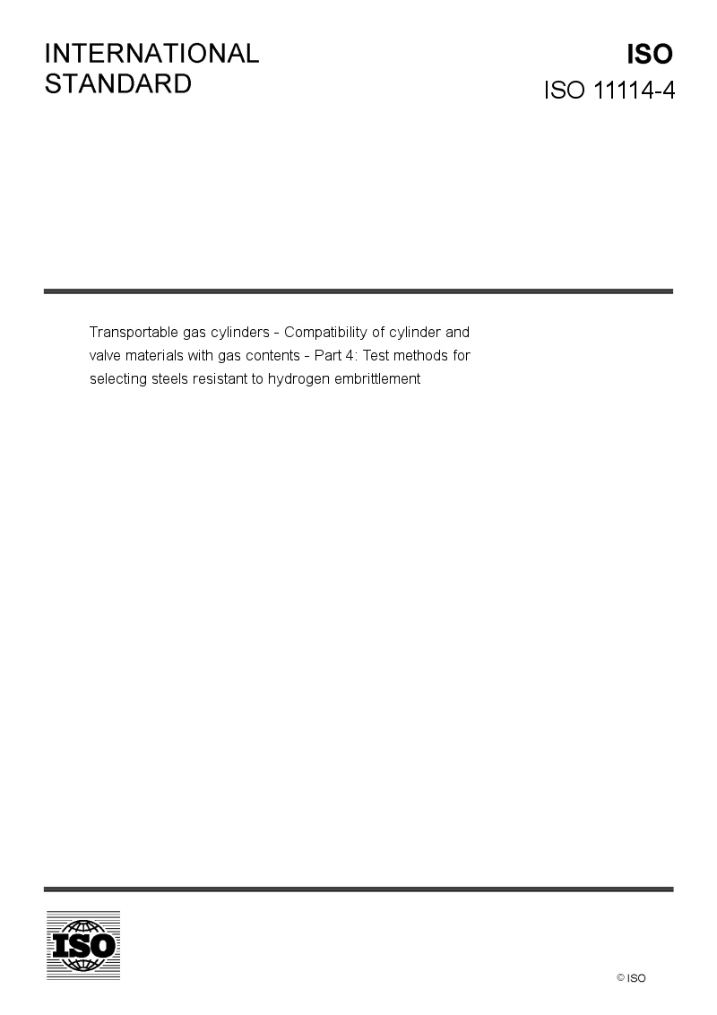 ISO 11114-4:2017 - Technické normy