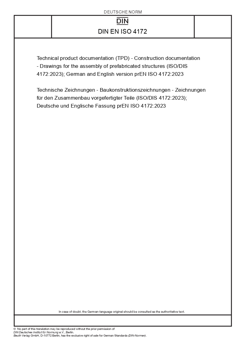 DIN EN ISO 4172 - Technické normy