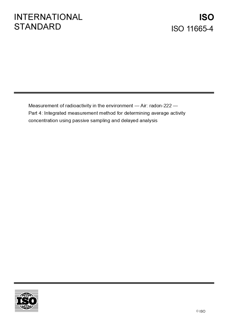 ISO 11665-4:2021 - Technické normy